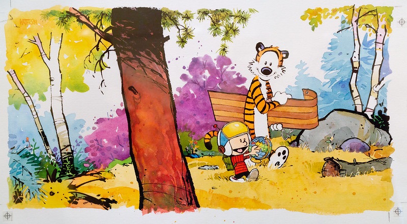 Bill Watterson. Três quadrados fora da caixa - que bicho te mordeu